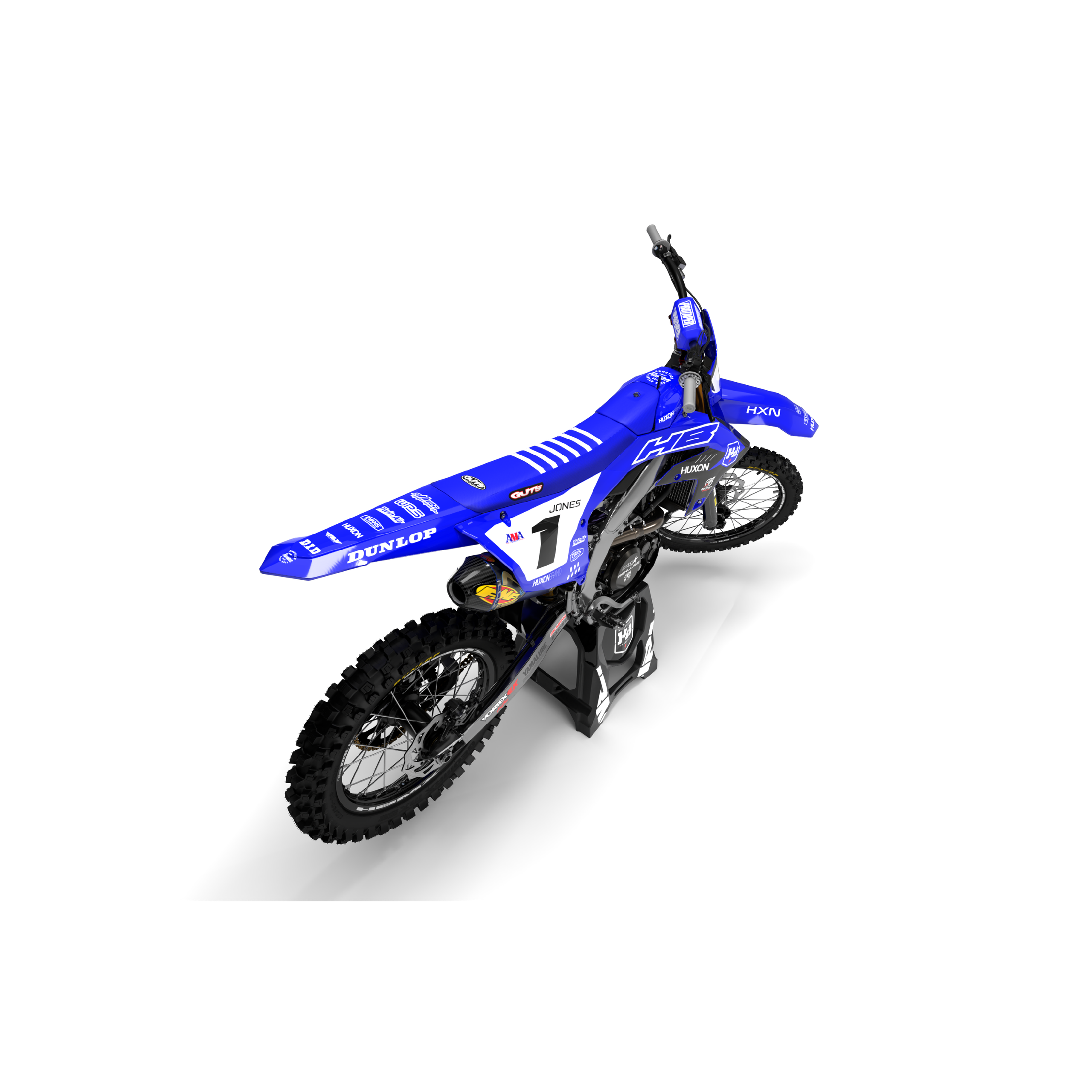 HB Yamaha Mavic Blue Graphics kit | Huxon Brand